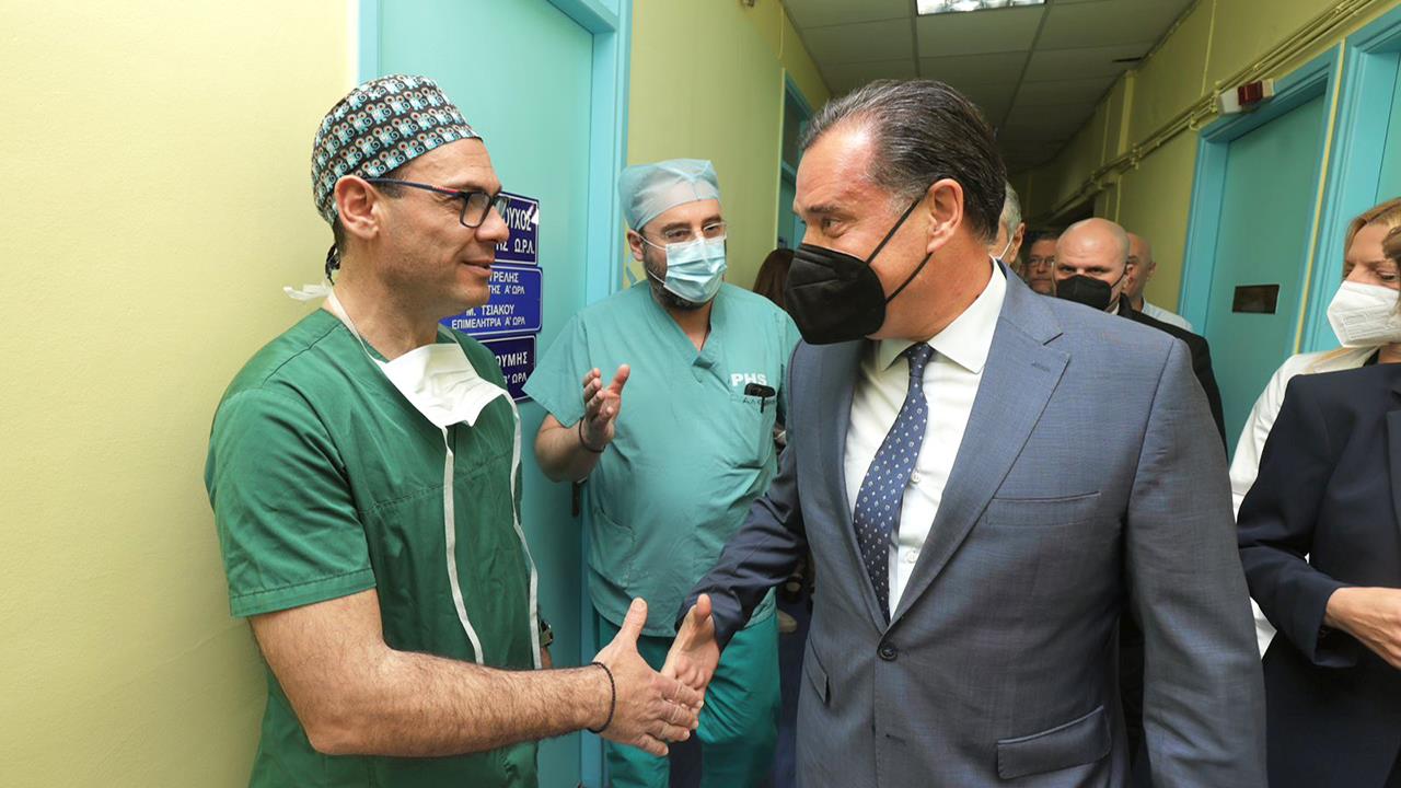 Επίσκεψη Γεωργιάδη στο ανακαινισμένο Γενικό Νοσοκομείο Παίδων Πατρών ...