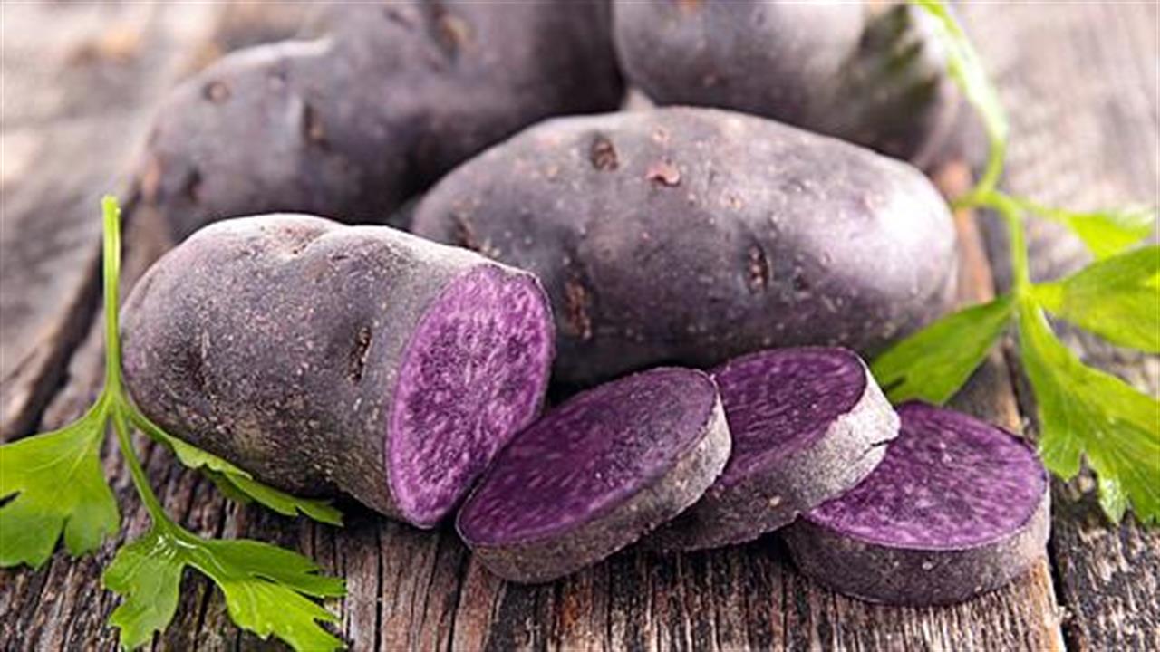 Έρευνα: Η μωβ πατάτα πολεμά τον καρκίνο στο παχύ έντερο